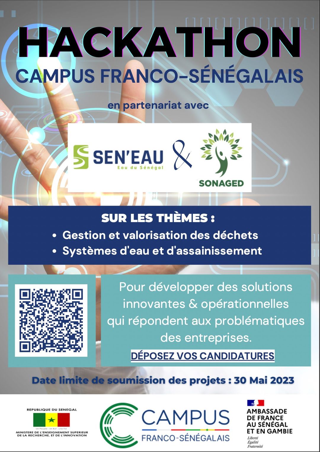 Hackathon du Campus Franco-Sénégalais 2023 - Offre-emploi.sn