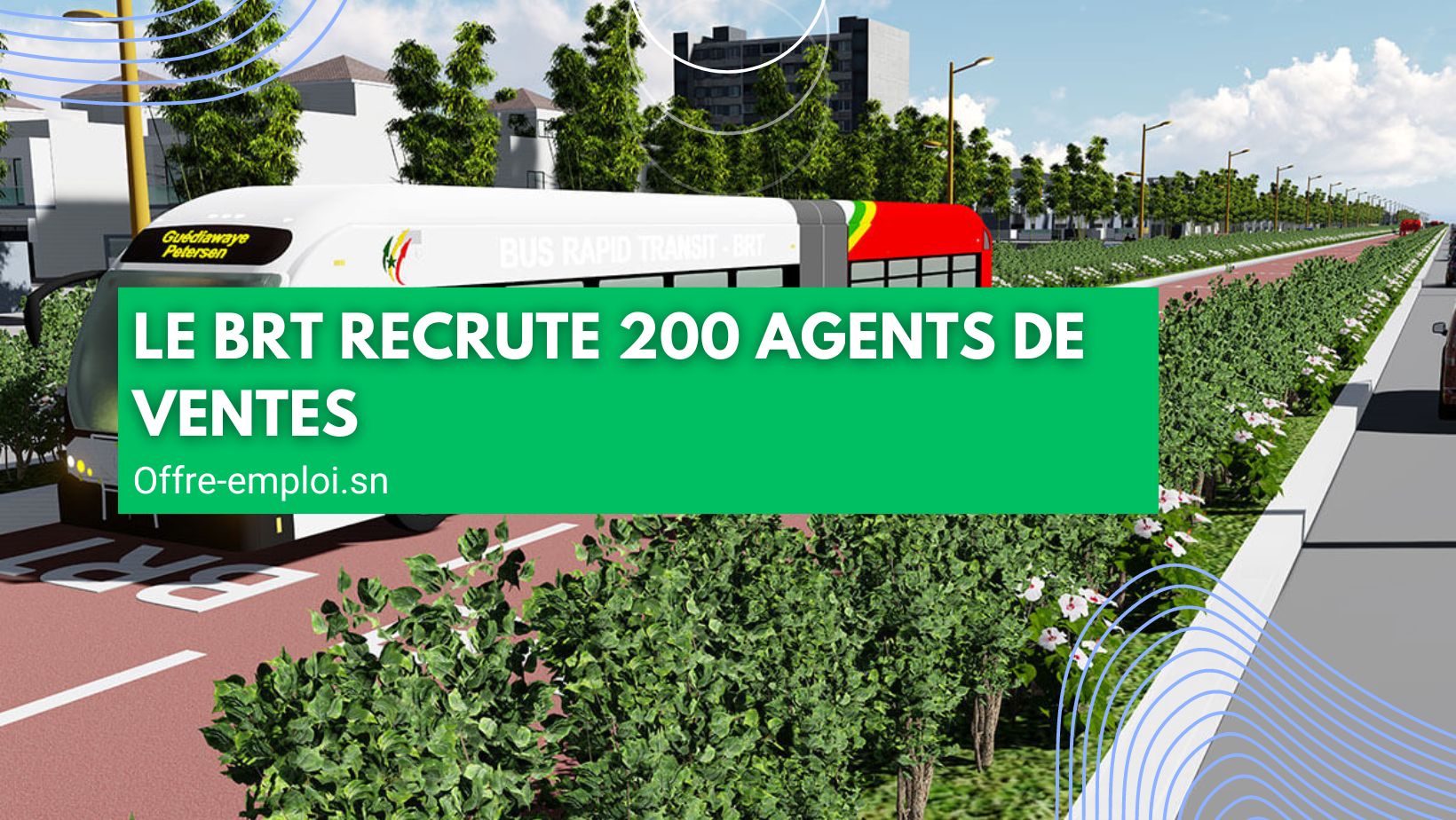 Le BRT recrute 200 agents de vente - Offre-emploi.sn